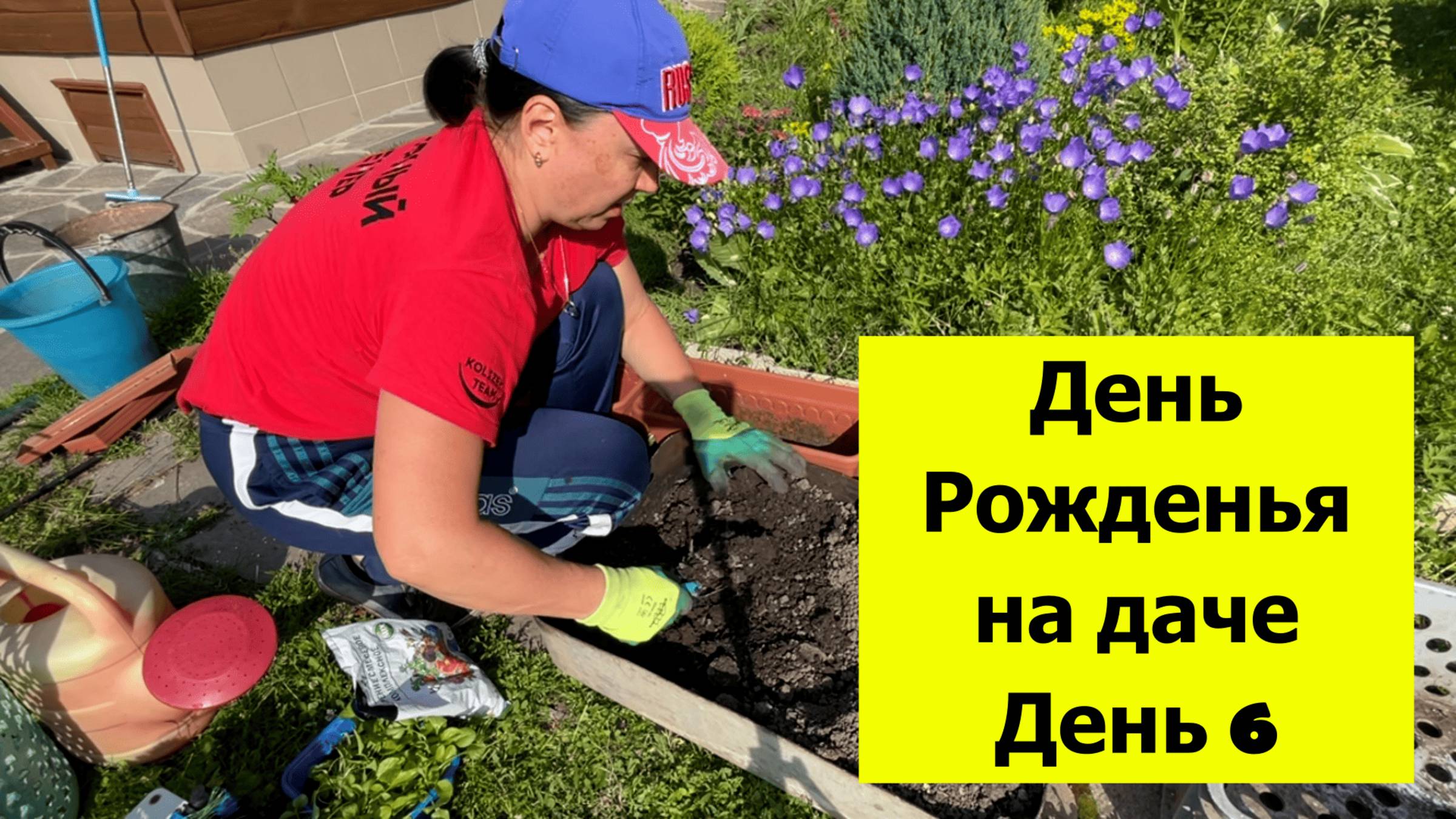 День Рожденья на даче День 6. "Подарок" и муж вернулся