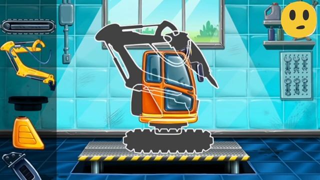 Мультики про машинки | Грузовики  Лесопогрузчик и Гидромолот. Tractor