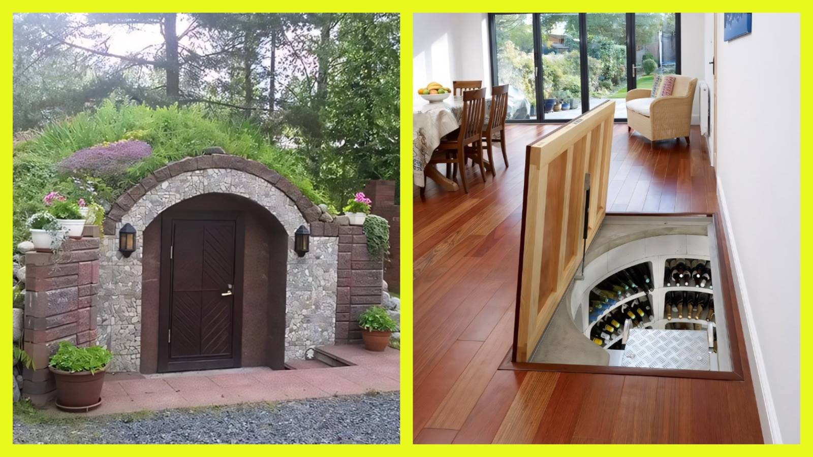 20 идей организации входа в погреб 🍾🏠