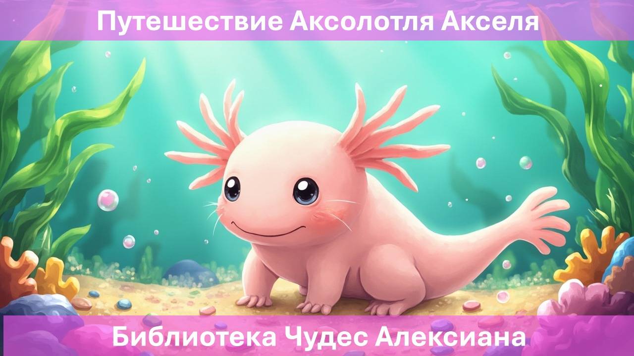 Путешествие Аксолотля Акселя: Сказка о храбрости