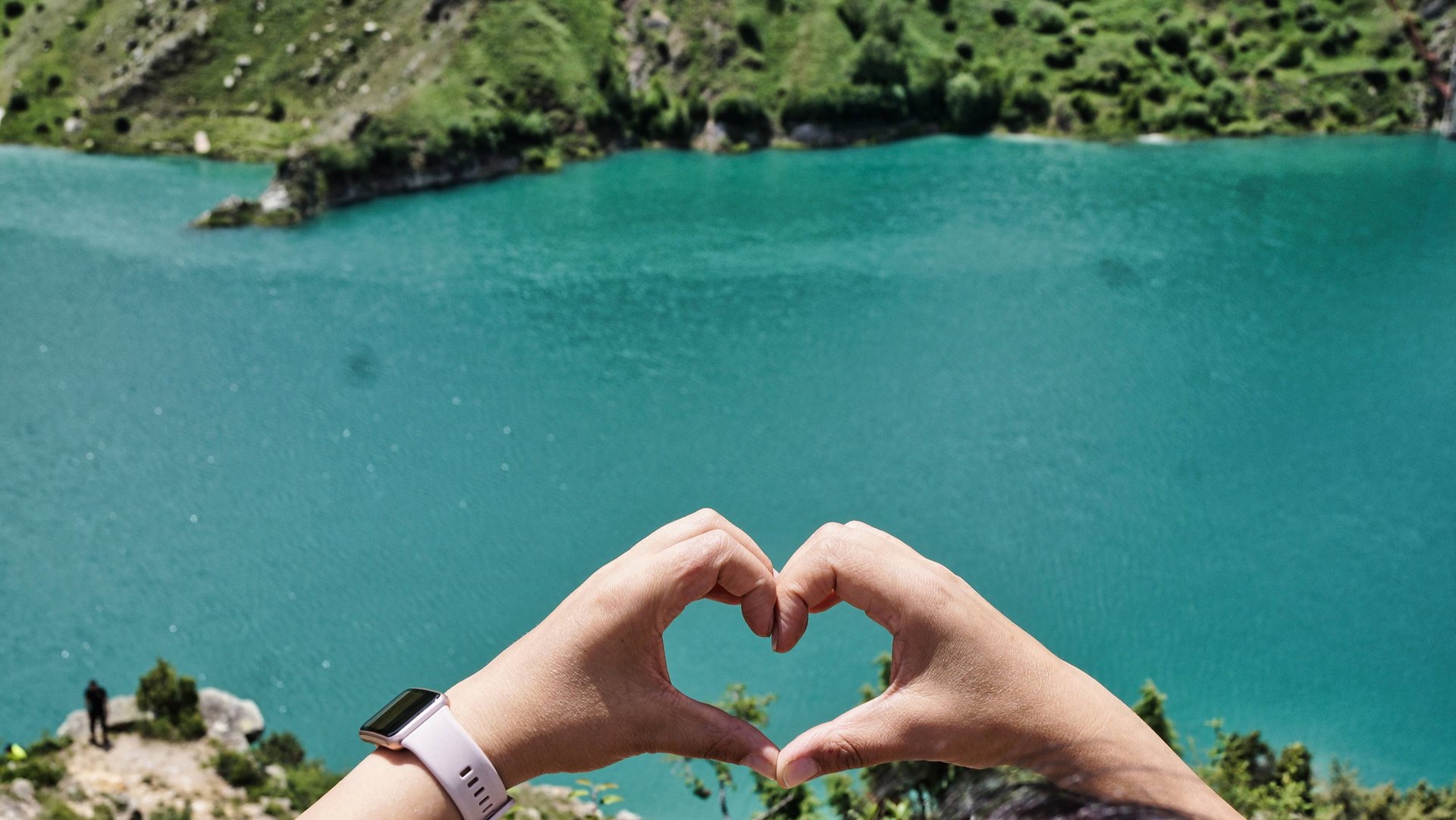 Дорога на озеро Гижгит