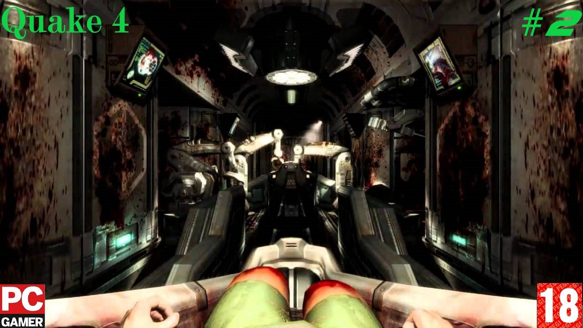 Quake 4 (2005) (PC) - Прохождение #2. (без комментариев) на Русском.