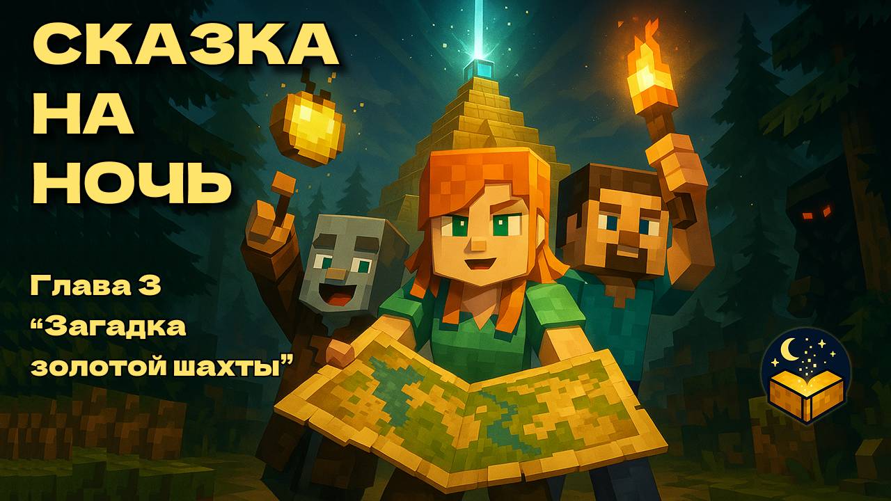 Сказка на ночь | Майнкрафт: Загадка золотой шахты
#сезонконтентаRUTUBE