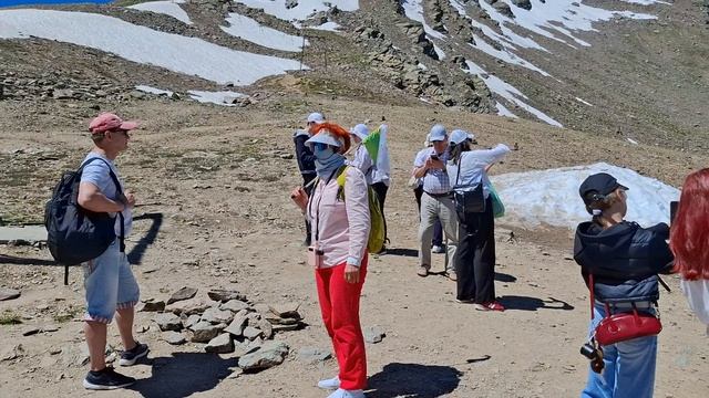 Чегет. Вид на Эльбрус. 12.07.2025