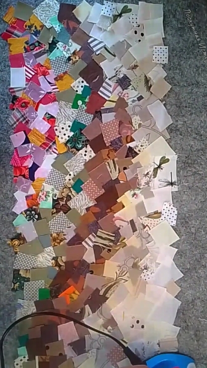 🧩Пицца "Смальта" в пэчворке и Стёжка на свободном ходу #пэчворкновое #СХС #техникапицца #МКпэчворк