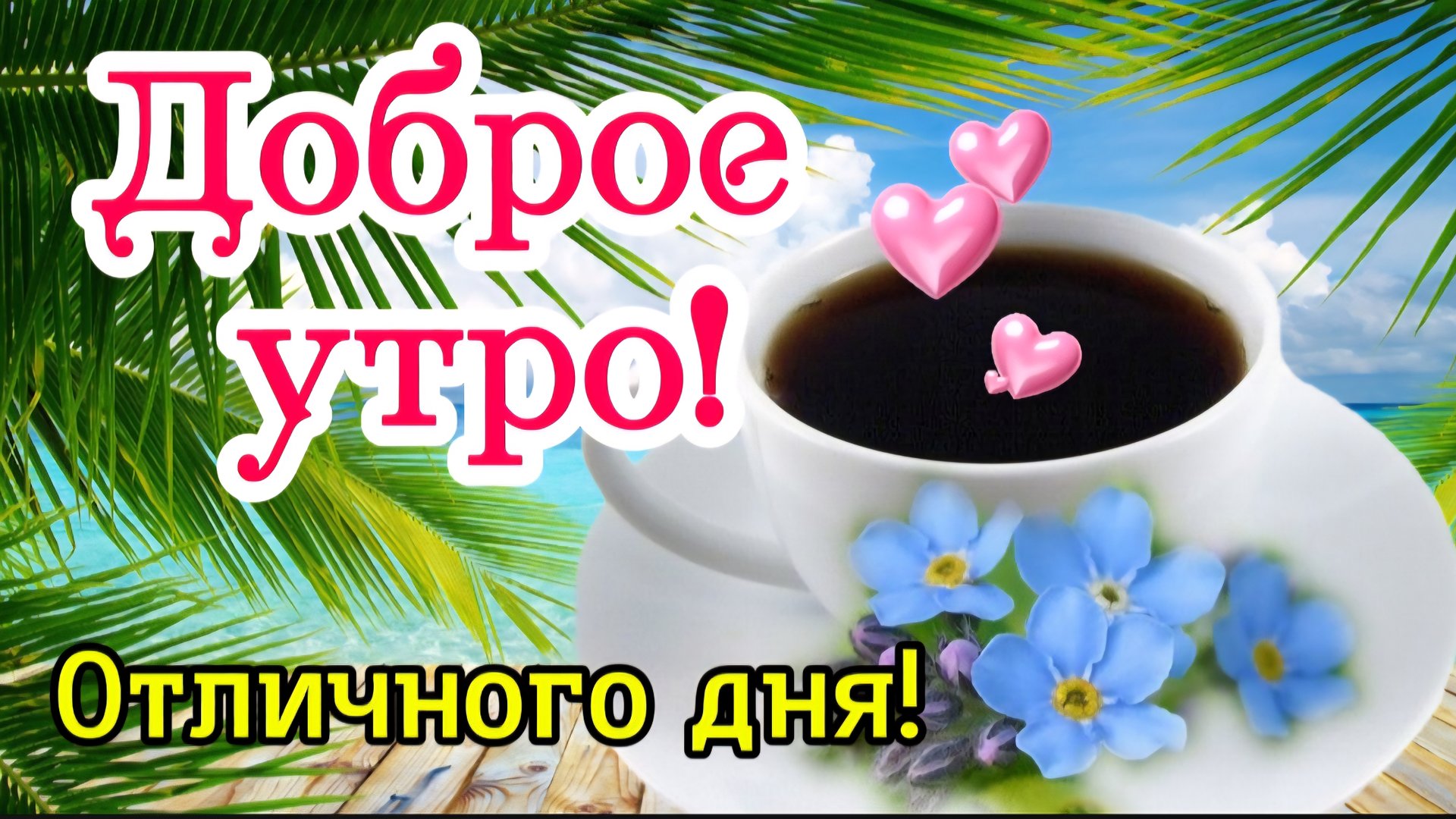Доброе утро! ☀️ Прекрасного летнего дня и отличного настроения! 🌸🍃