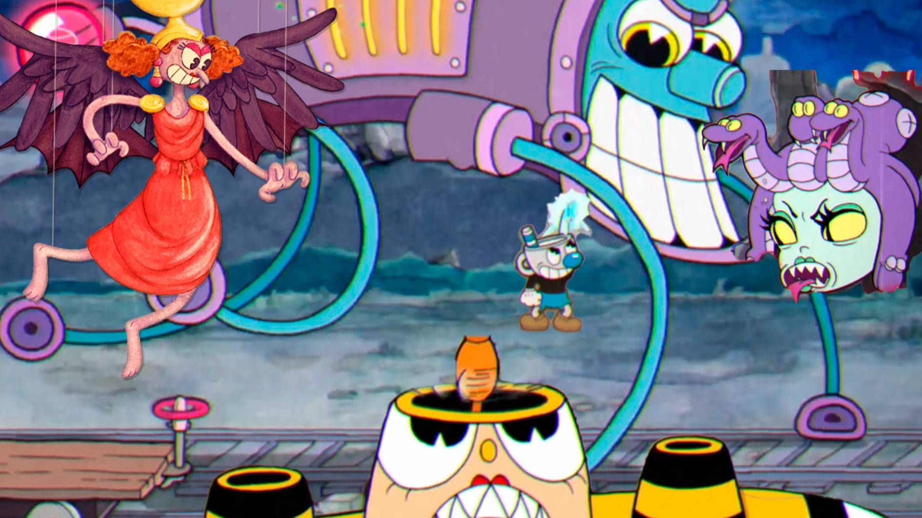 Cuphead №4 - Добиваем боссов третьего острова!