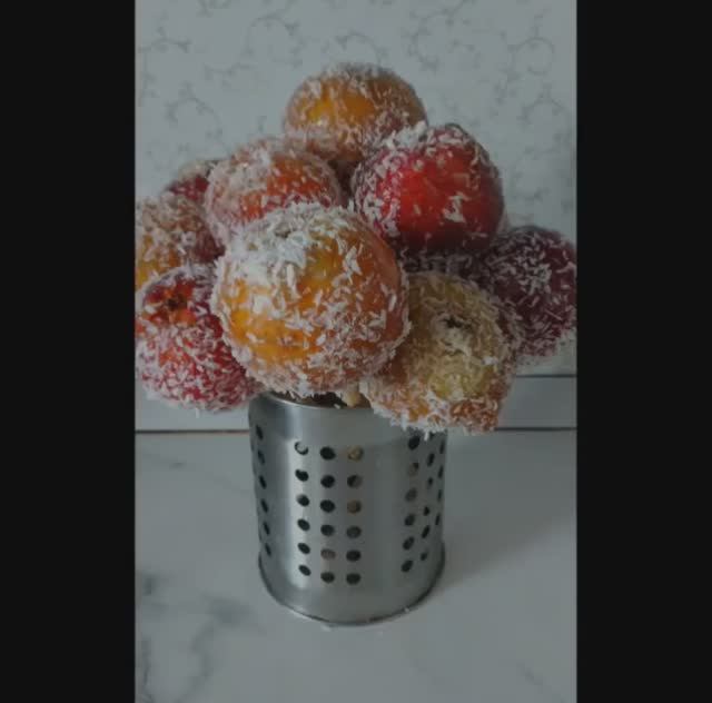 Яблоки в карамели!