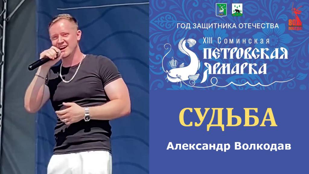 "СУДЬБА" Александр Волкодав - XIII Соминская Петровская ярмарка 12.07.2025