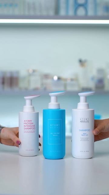 Шампунь + гель для душа Атоми для мужчин