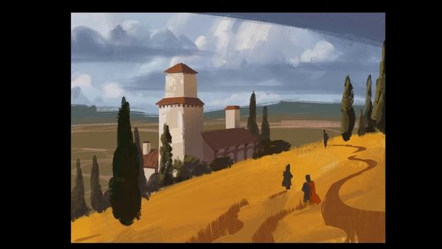 16 VICTOR STARIS How to Paint a Landscape Environment (Concept art Process Tutorial)