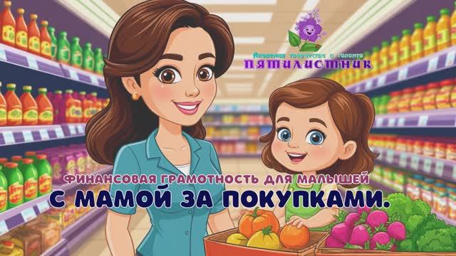 Финансовая грамотность для дошколят "С мамой за покупками"