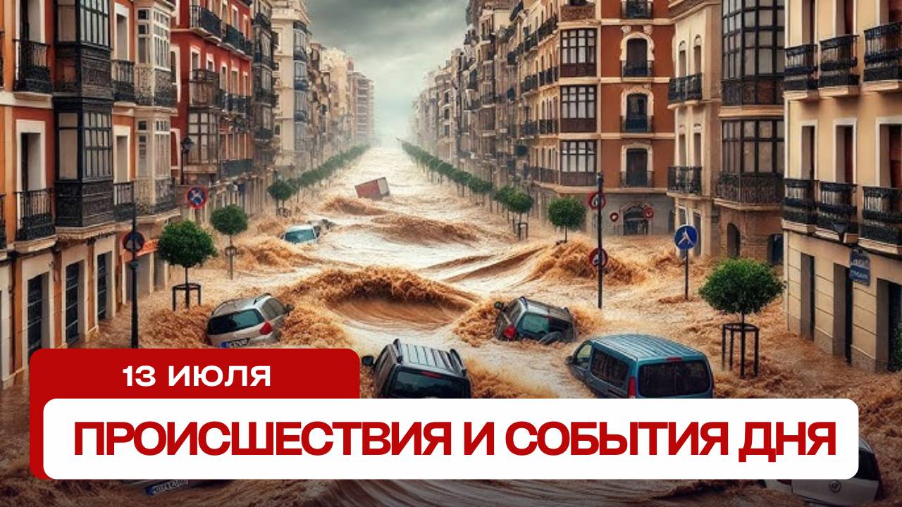 Новости сегодня 13.07.2025. Катаклизмы за день, ЧП, события дня!