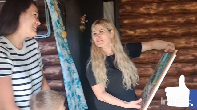 На Даче отметили День Рождения Оли 22 июля 2023.