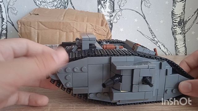 Обзор на танк первой мировой Legо Mаrк 5.