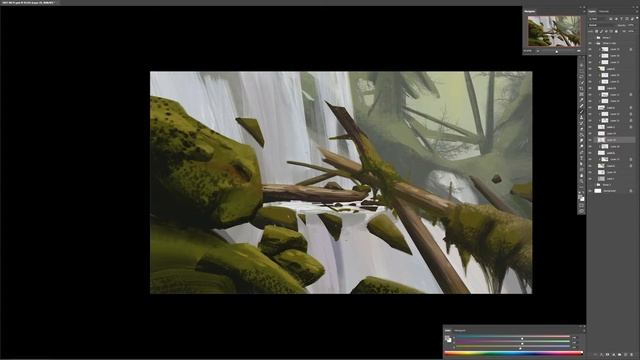 18 VICTOR STARIS Environment Concept Art Process (Digital Painting Tutorial)