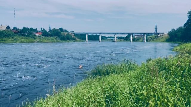 Полноводная река - лучший аквапарк👍