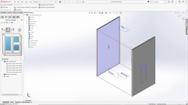 01. How to Build Furniture in SOLIDWORKS _ Beginner SWOOD Tutorial