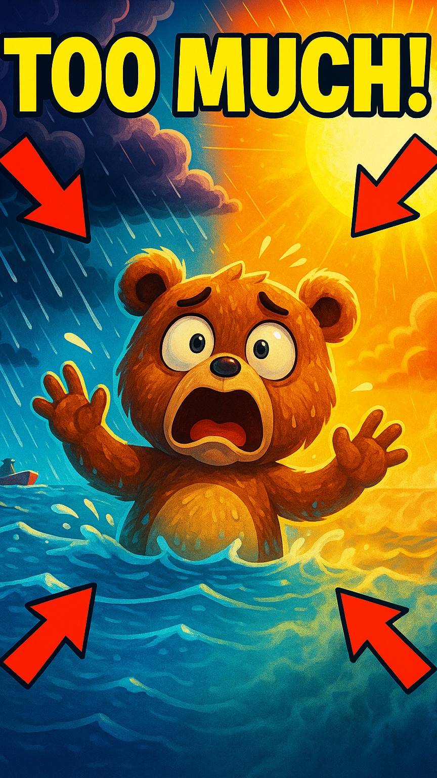 Медвежонок и Магический Дождь! 🐻🌧️ Детский Мультик про Баланс