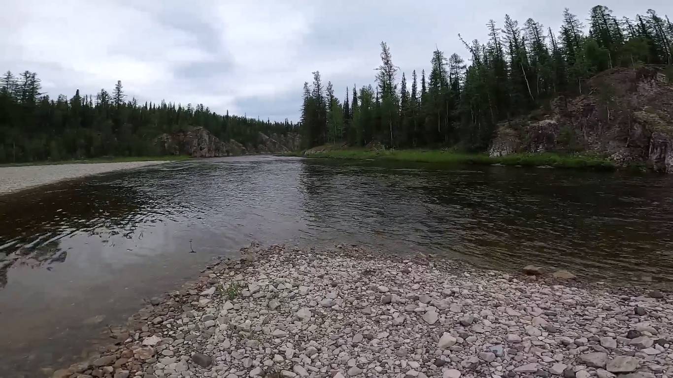 Мы вновь на рыбалке. Небольшой поход на любимую реку за трофейным хариусом. Часть 3.