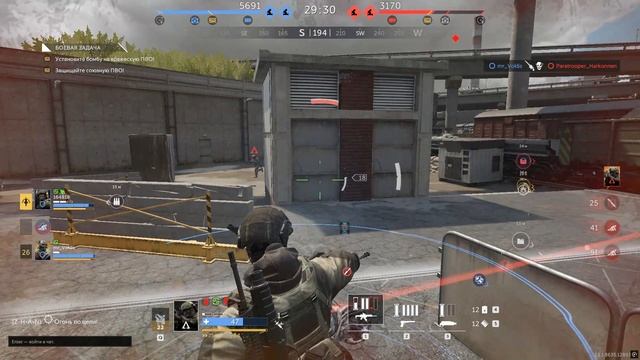 Режим рубеж на штурмовике Лазутчик/игра Калибр/game Caliber