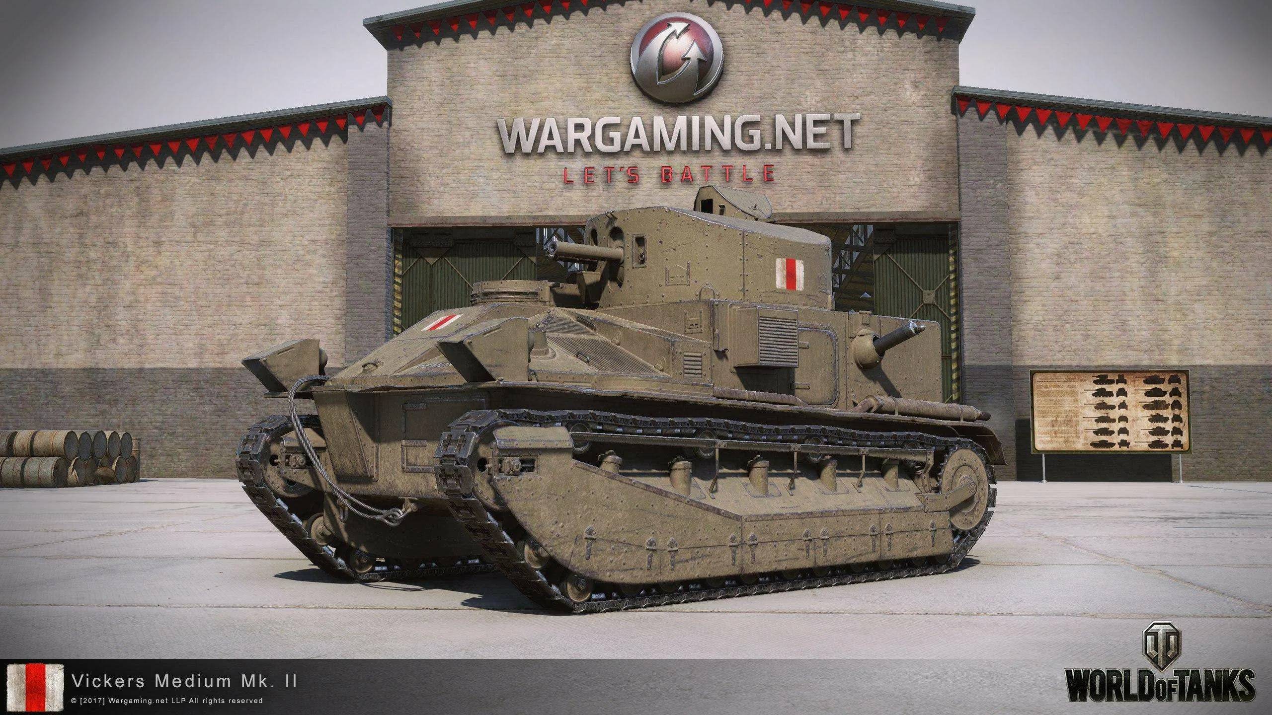 Танк средней прожарки Medium Mk II Мир Танков - WoT он Pro #140