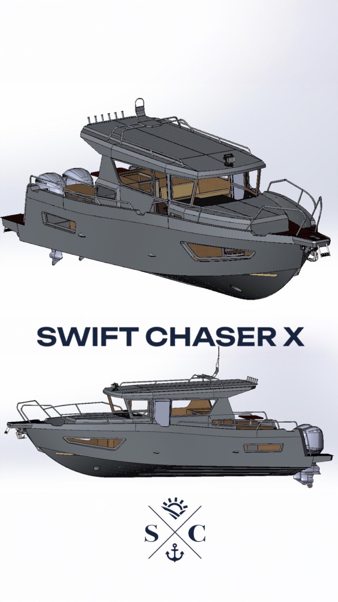 Мы рады сообщить, что приступили к постройке нового флагмана верфи SWIFT CHASER X