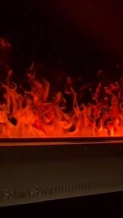 Видео горения электрокамина Hotline от магазина Уютнофф