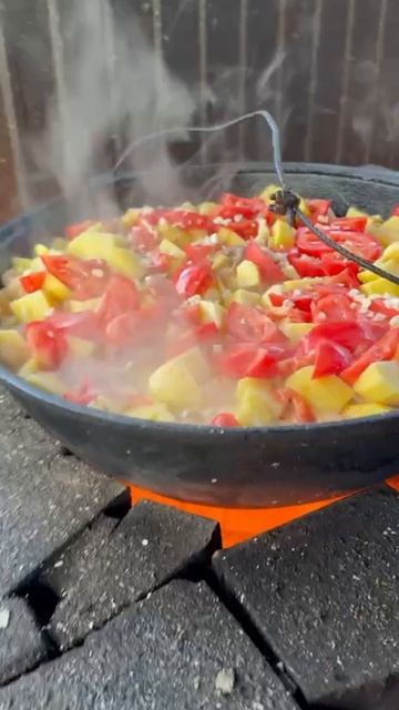 База отдыха «Щукино»: готовим шурпу на огне