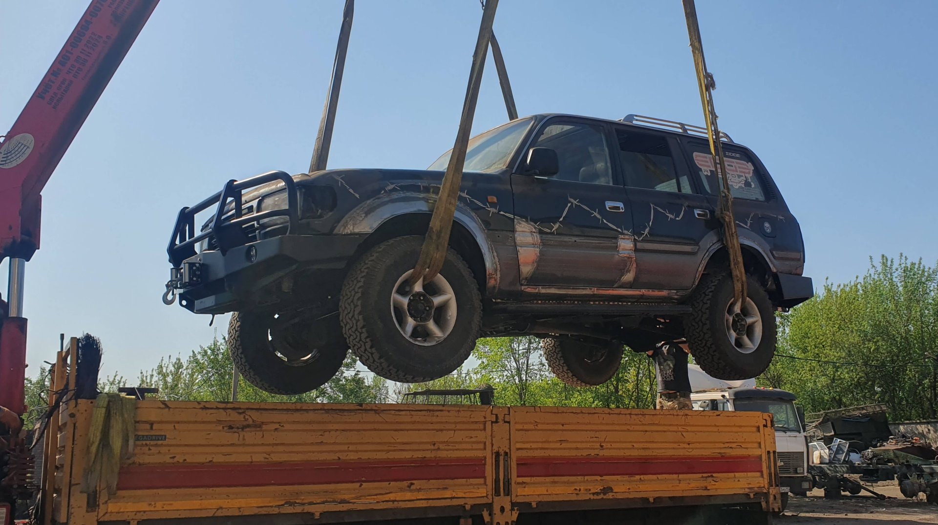 Land cruiser 80 восстановление рамы