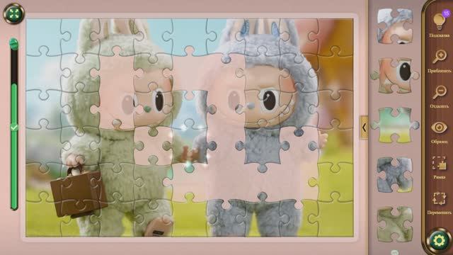 Как собирать пазлы ЛАБУБУ 54 детали 🧩