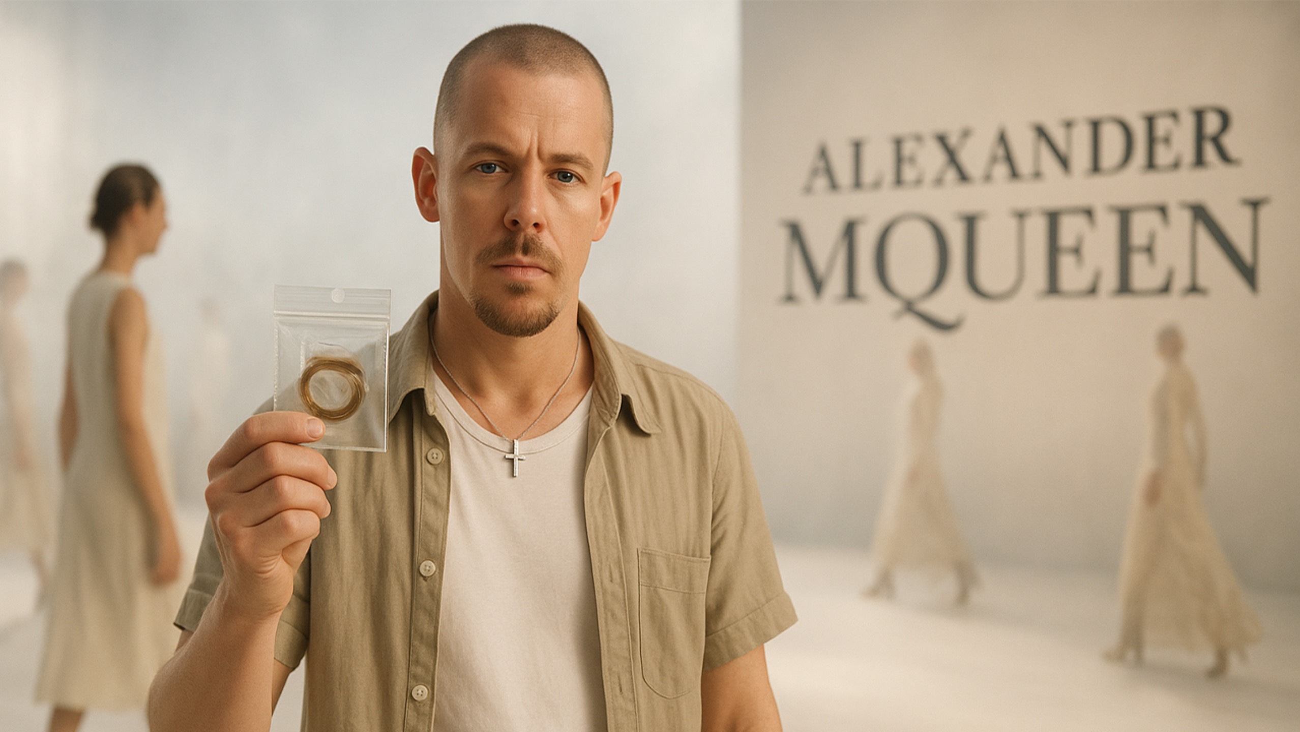 Это безумие: Маккуин использовал свои волосы в моде // Александр Маккуин