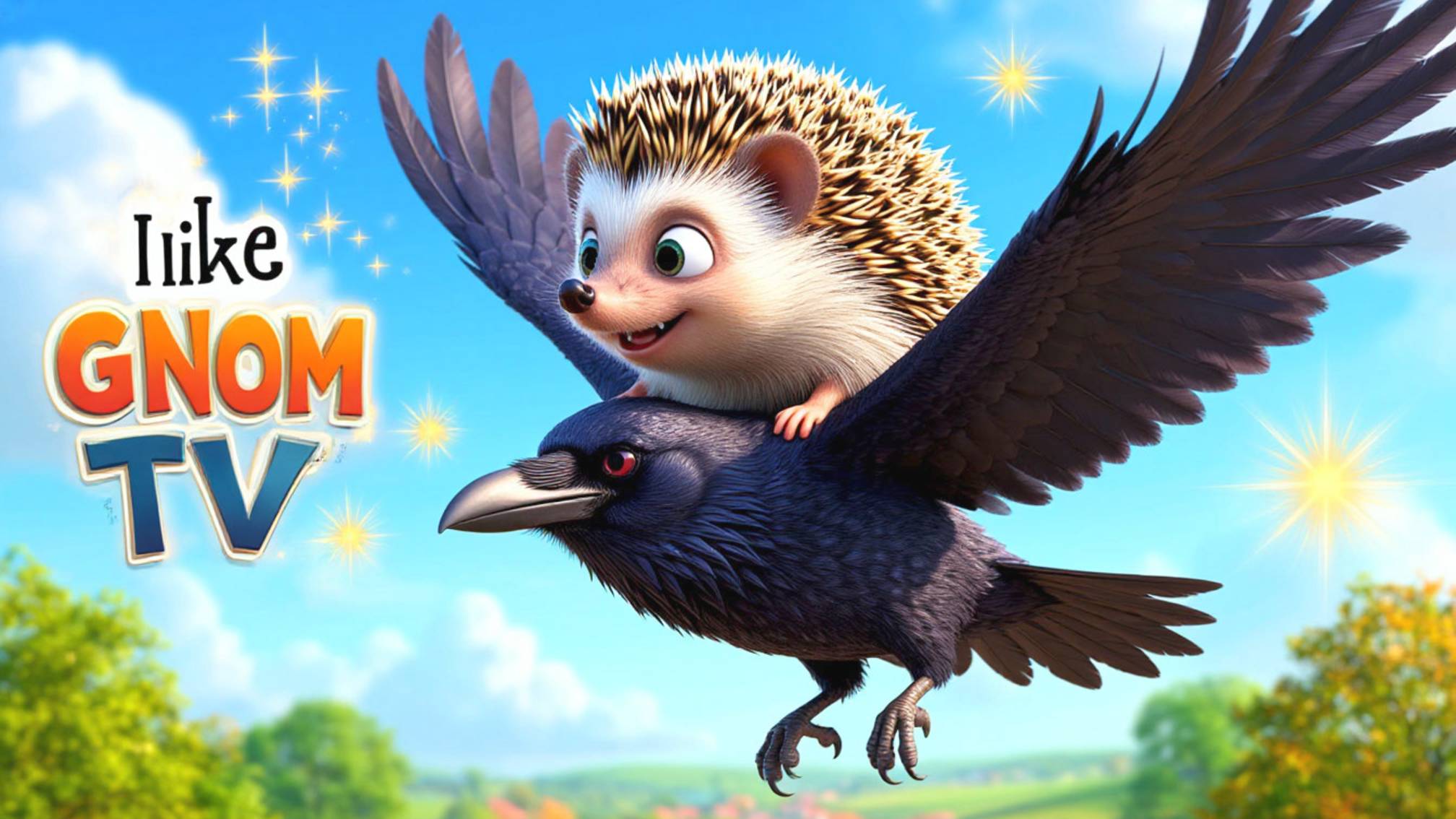 Ежик и Ворон: "Лечу!"