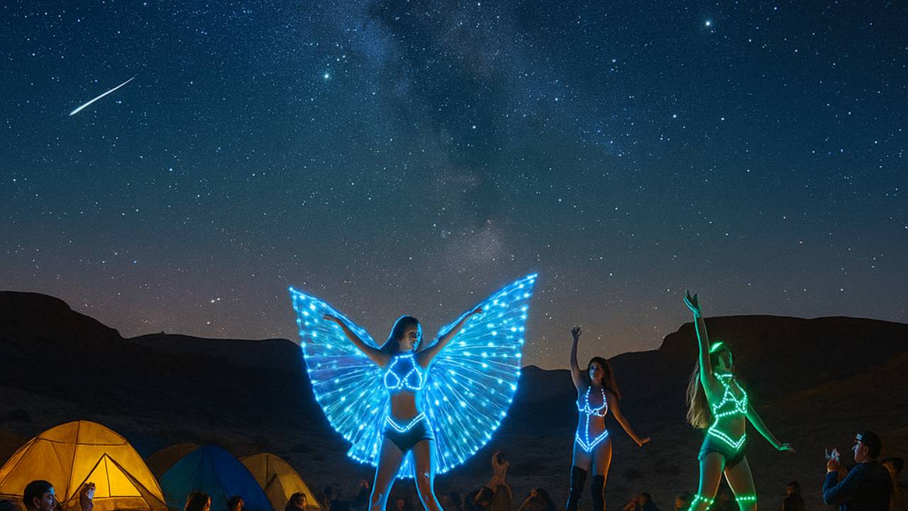 Perseids in Israel: Dancing Under a Meteor Shower from Center to North