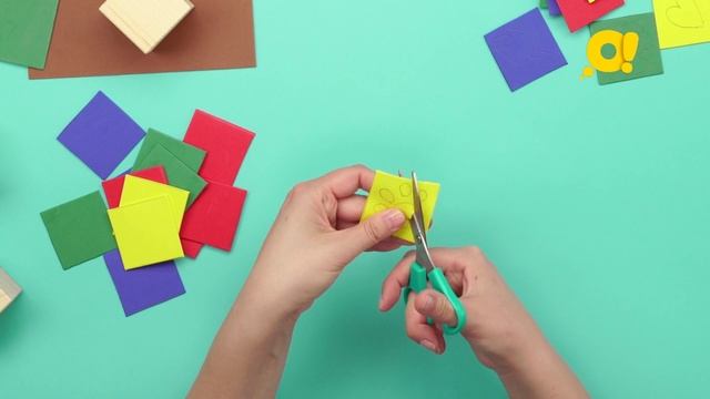 Поделка "кубики-печати" - отличный способ занять ребёнка летом