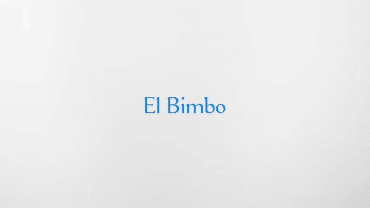 "El bimbo" На синтезаторе