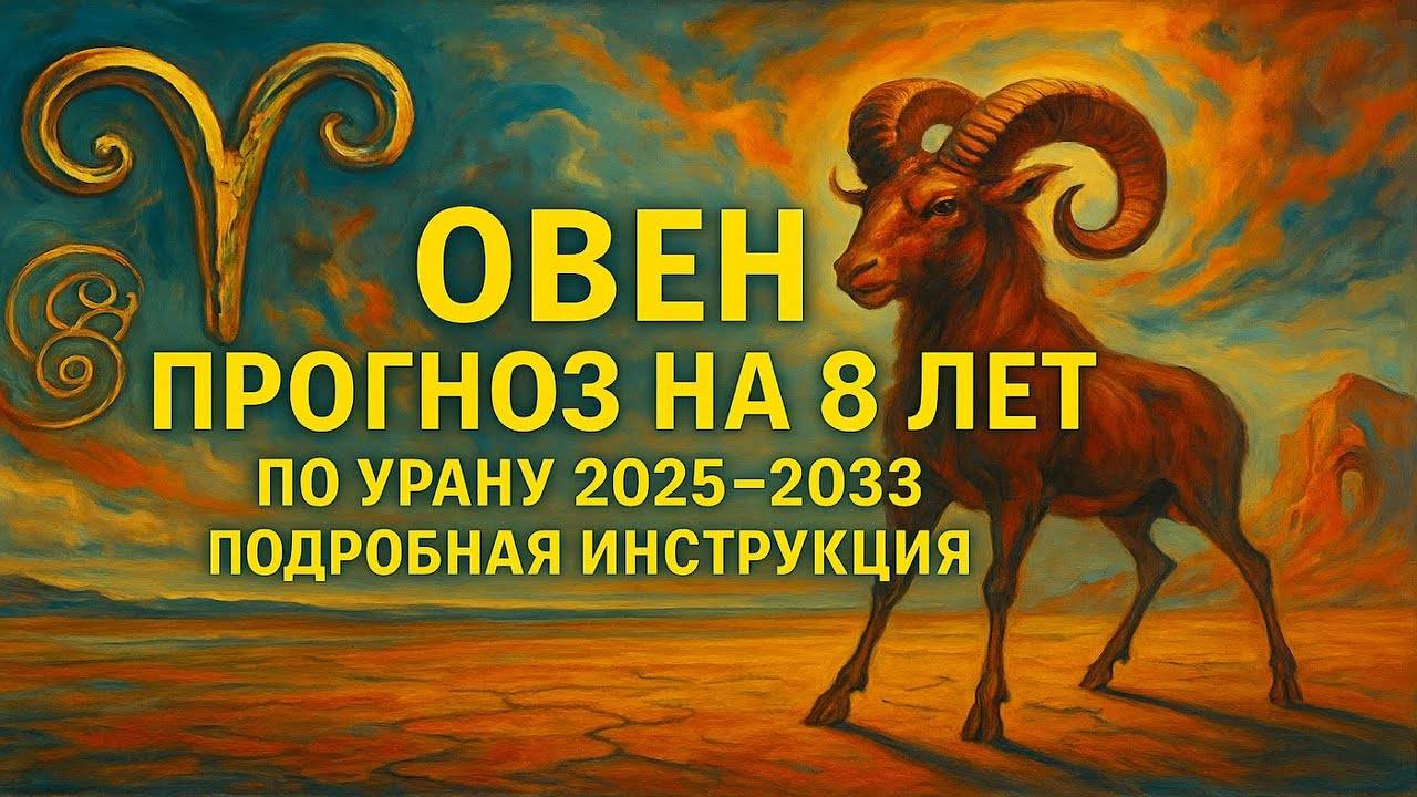 Овен: ваш 8‑летний прорыв с Ураном — готовьтесь к изменениям!