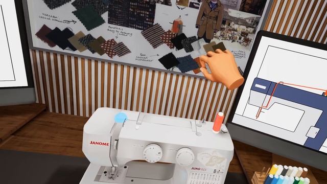 VR-симулятор работы дизайнера одежды