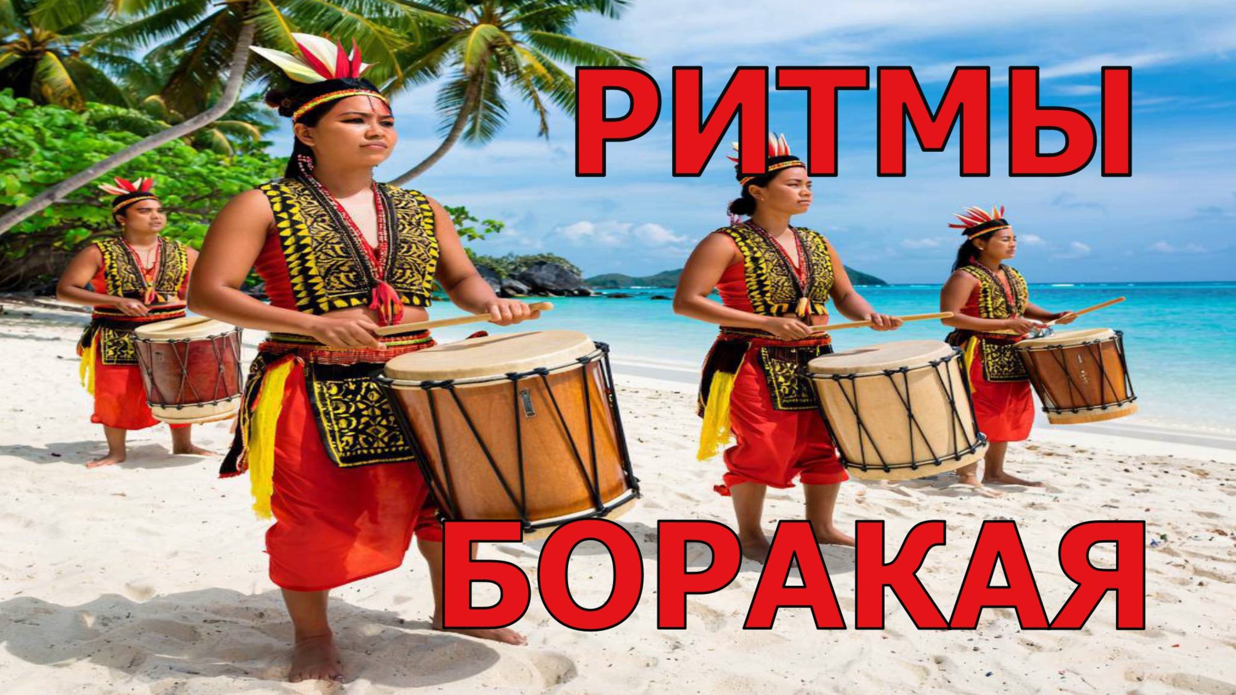 Состязания барабанщиков на филиппинском острове Боракай. Фестиваль музыкантов. Philippin Bora 2025