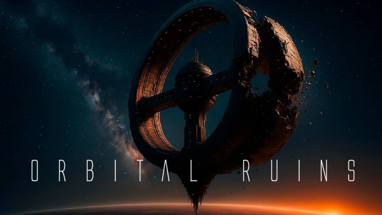 Orbital Ruins • Dark Ambient Sci-Fi Music For Relaxation [ Cerebral Deep SPACE Ambience 🎧 ]