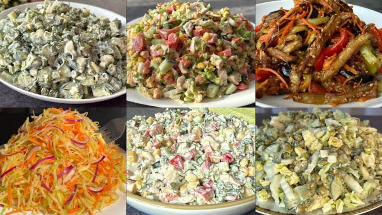 топ 6 салатов на праздники