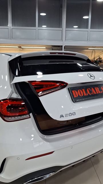 Установили электропривод багажника в Mercedes A-класс w177