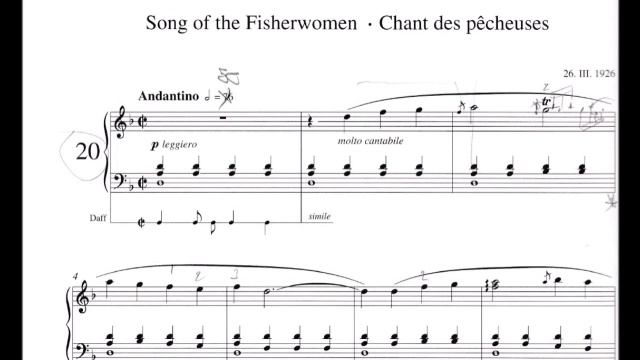 Гурджиев и де Гартман. "Song of the Fisherwomen" (пианино)