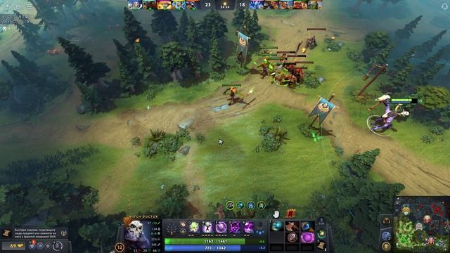 Витч Доктор калечит всех. Дота 2