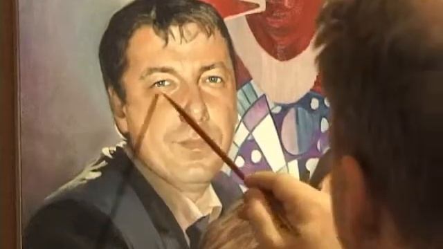 Волегов Владислав. Групповой портрет маслом на холсте