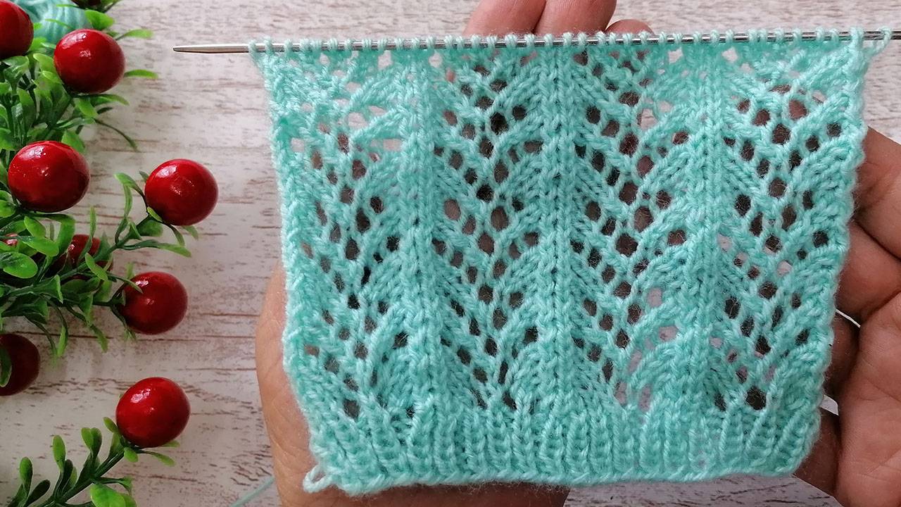 65// Ажурные дорожки //Узор для летнего топа, кардигана