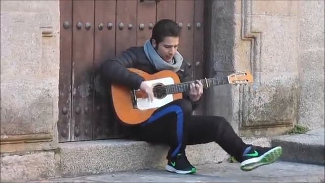 Flamenco en la calle Cácere