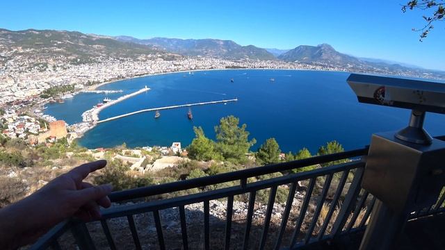 Крепость в Алании. Вид с высоты