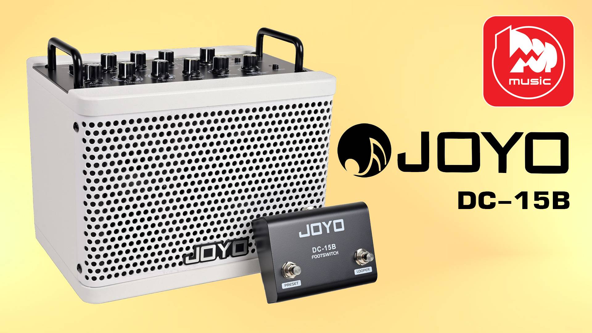 Басовый комбо JOYO DC-15B || || Эффекты, драм-машина, лупер, Bluetooth и Footswitch в комплекте!