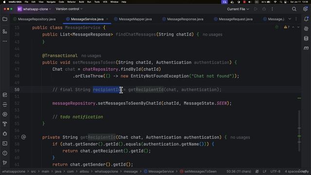 11 -Implement the message domain